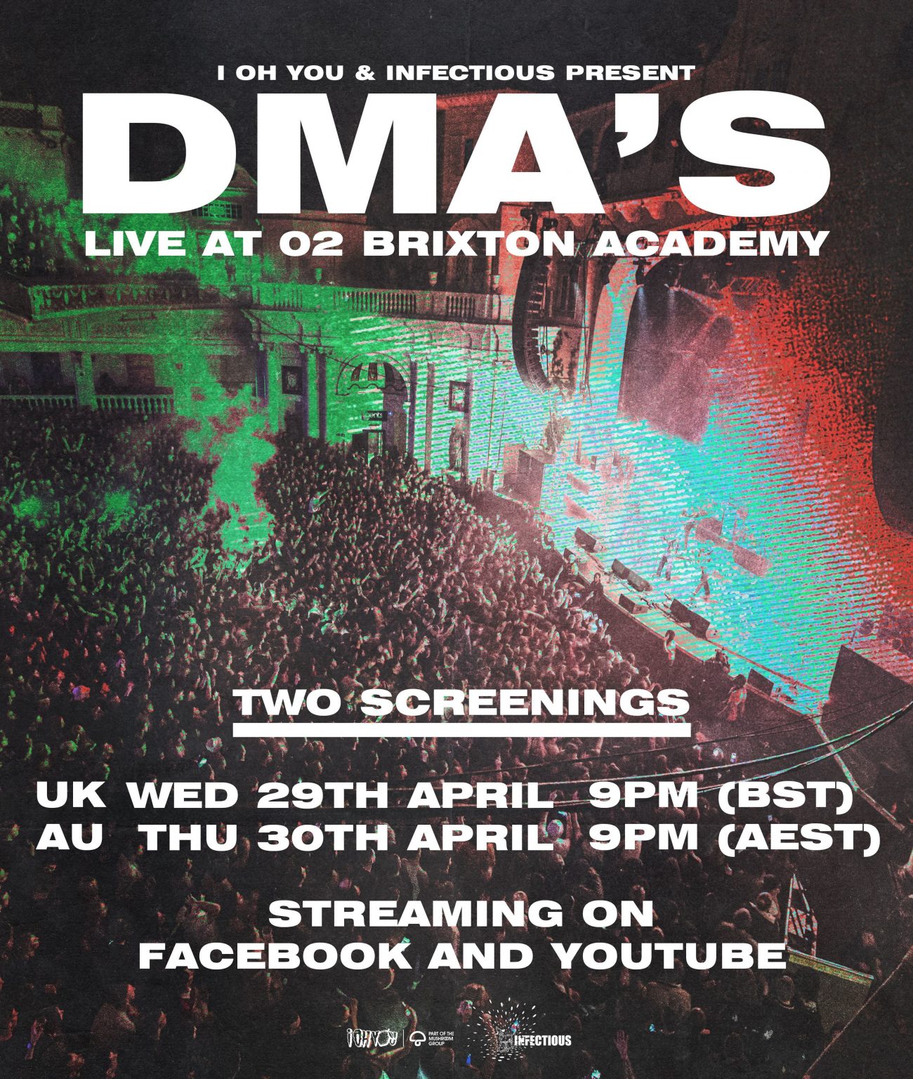 DMA'S to Stream "Career Highlight" Brixton Show Next Week