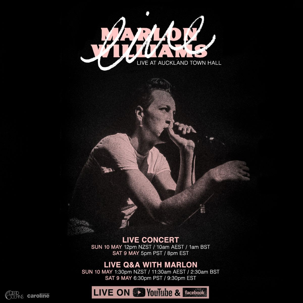Marlon Williams to Premiere "Live At Auckland Town Hall" Concert Film