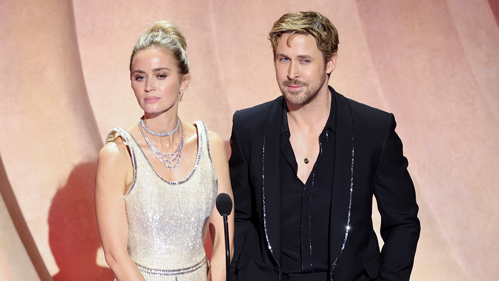 Ryan Gosling and Emily Blunt Roast 'Barbenheimer' Rivalry at the Oscars ...