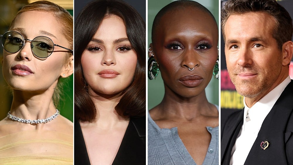 Ariana Grande, Selena Gomez, Cynthia Erivo and Ryan Reynolds Set for ...